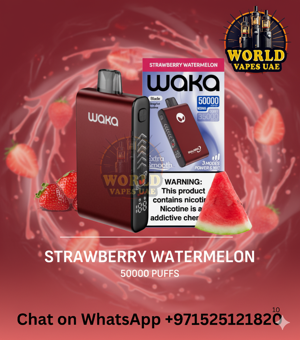 Waka Blade 50000 Puffs Disposable Vape in Dubai – LED Screen & Dual Me ...